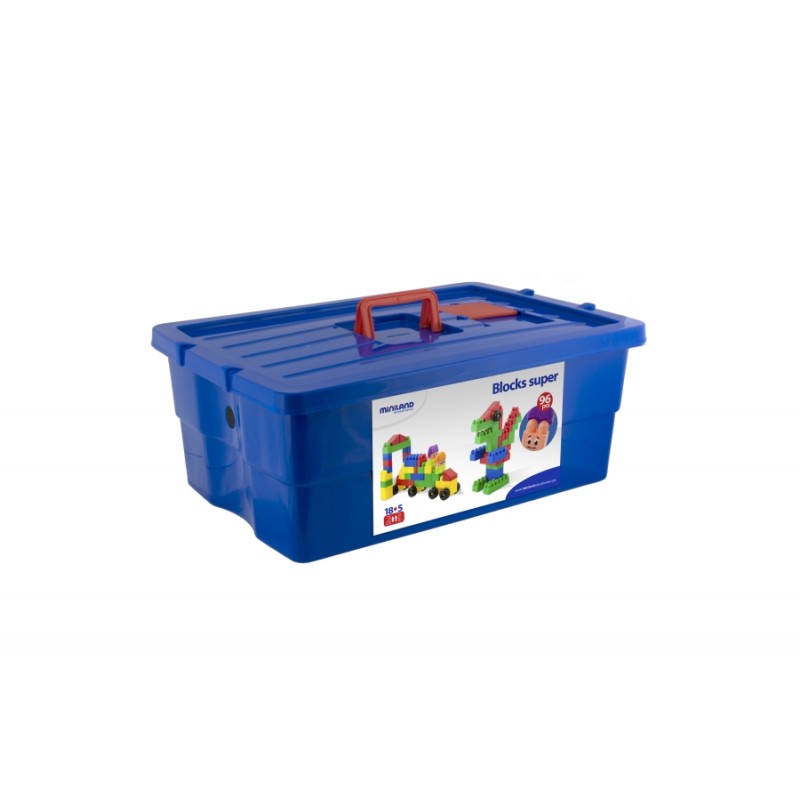 Super Blocks 96 pçs - M.D.E. ao Quadrado - Material Didáctico, Desgaste ...